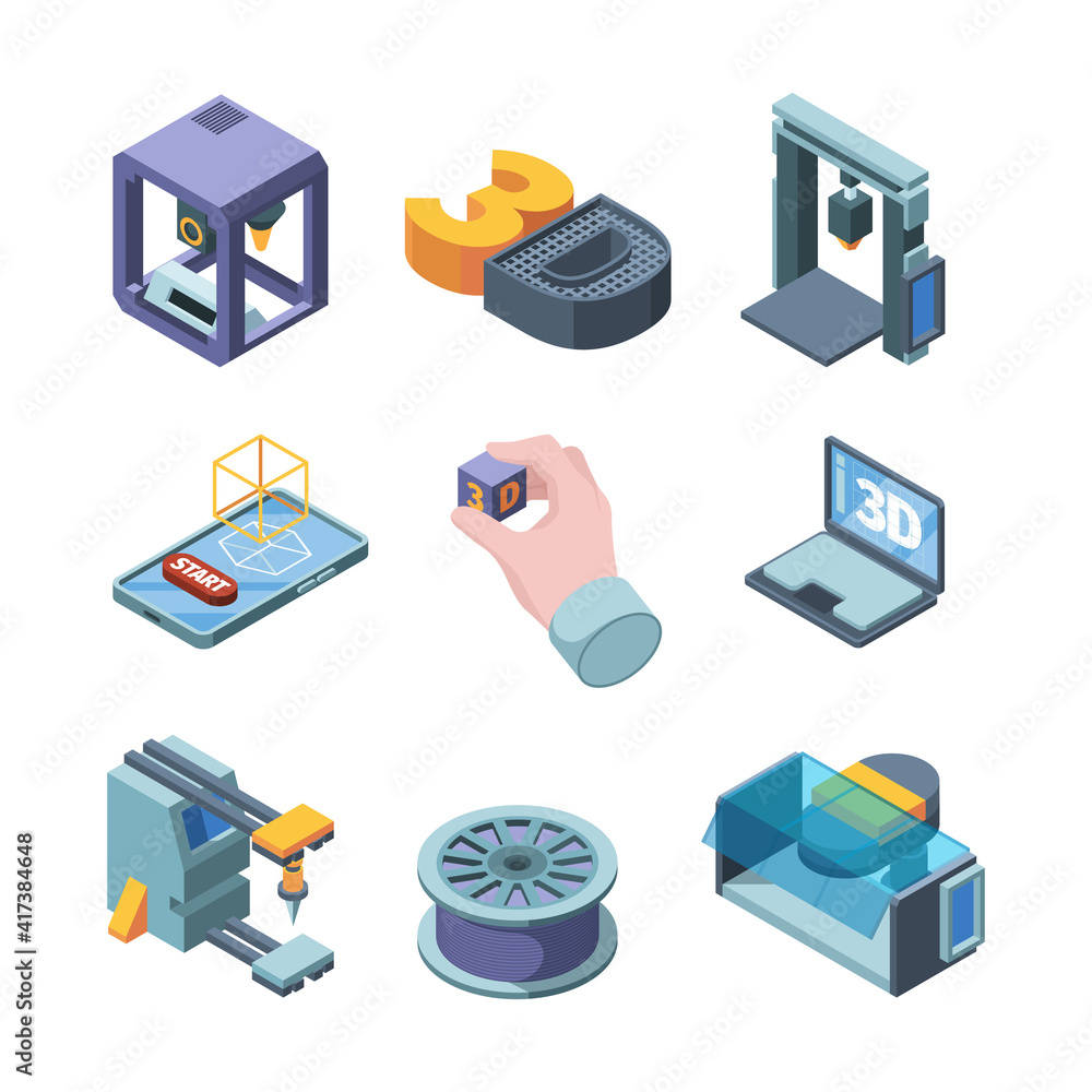 3d printing. Engineers planning buildings projects 3d modelling on ...