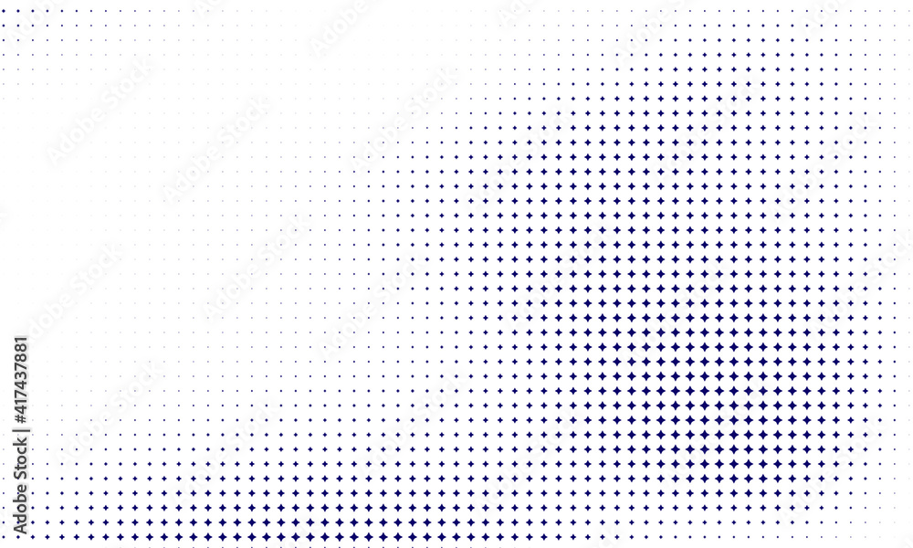 Halftone texture with blue dots. Minimalism, vector. Background for ...