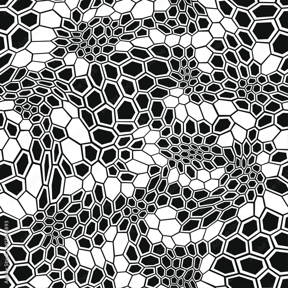 Seamless pattern camouflage grid of scales. Abstract modern endless ...