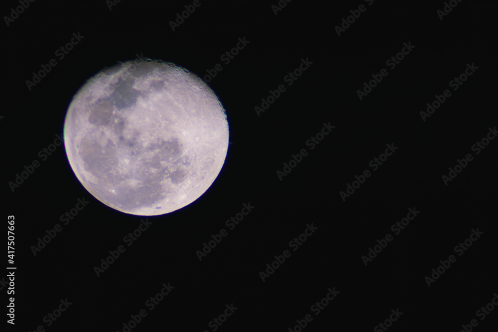 Luna llena, fases lunares. Stock Photo | Adobe Stock