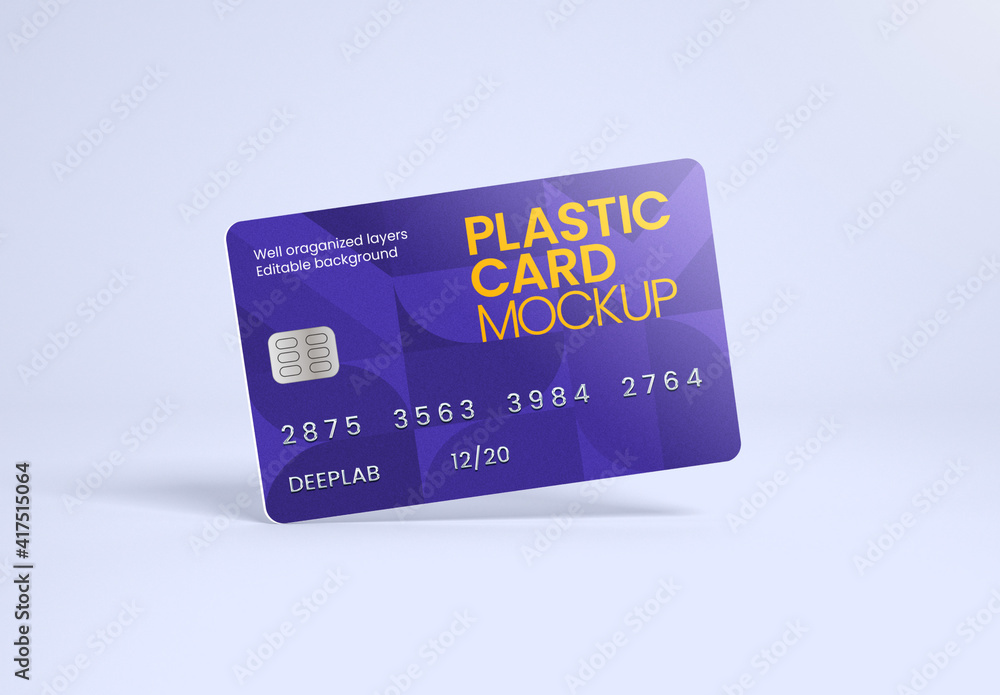 Credit or Debit Card Mockup Stock Template | Adobe Stock