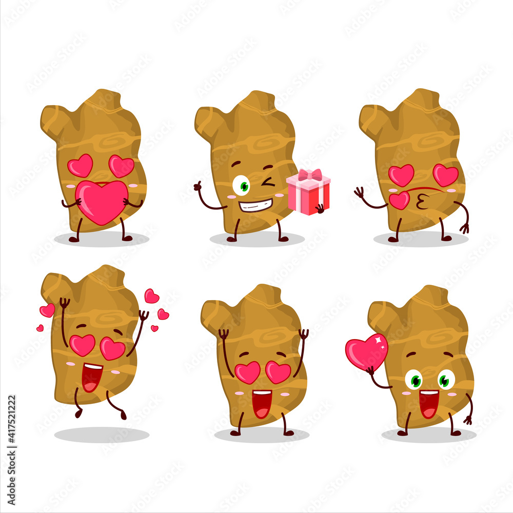 Jerusalem architoke cartoon character with love cute emoticon Stock ...