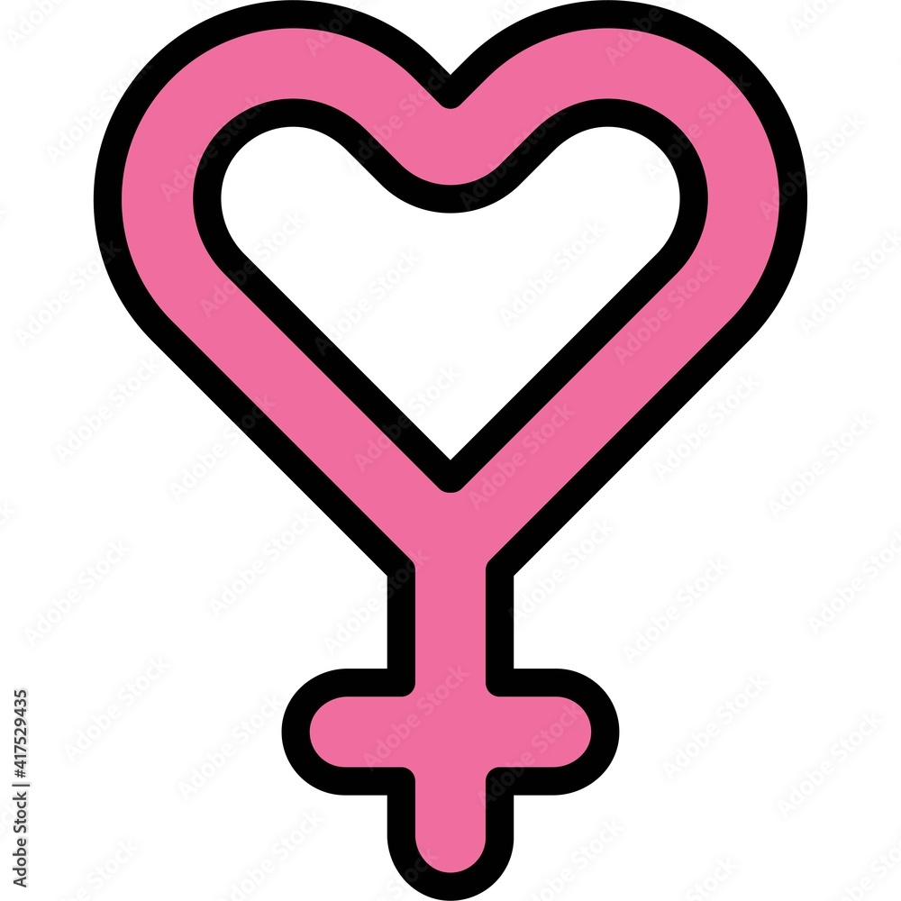 Female Symbol Heart