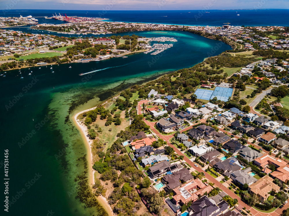 Bicton Baths, Swan River Perth Stock Photo | Adobe Stock