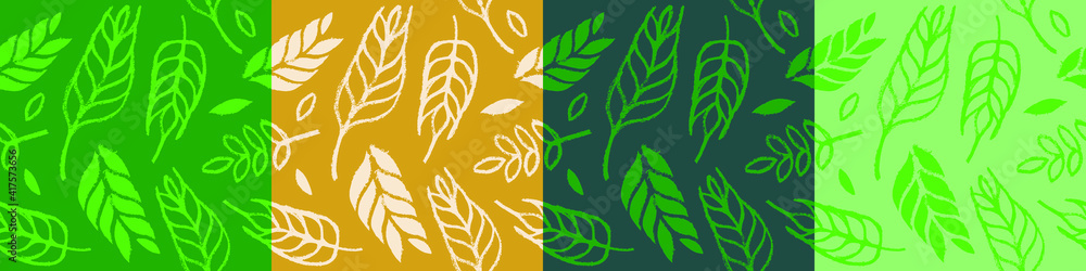 Hand drawn grain crops pattern seamless, bread grains icons, food ...