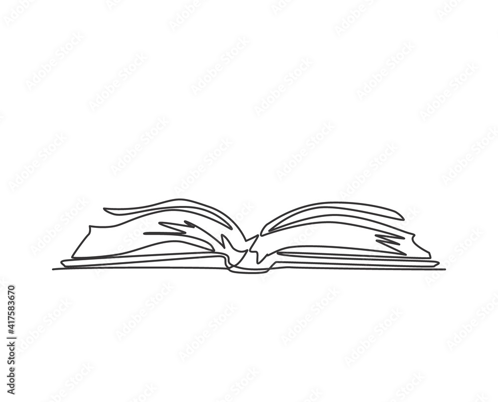 Thick Book Drawing