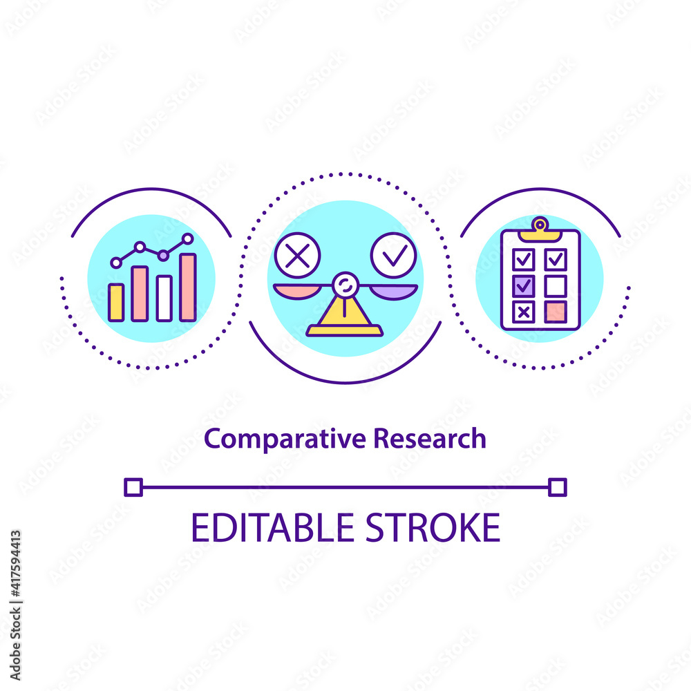 Comparative Research Concept Icon Research Methodology That Aims To comparative-research-concept-icon-research-methodology-that-aims-to