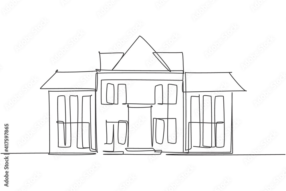 How To Draw A School Building Step By Step