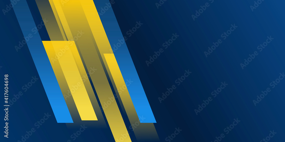 Abstract blue yellow background modern hipster futuristic graphic ...