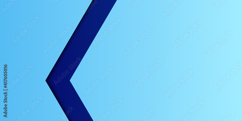 Blue angle arrow overlap vector background on space for text and ...