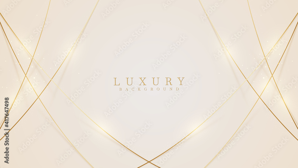 Luxury light yellow pastel abstract background combine with golden ...