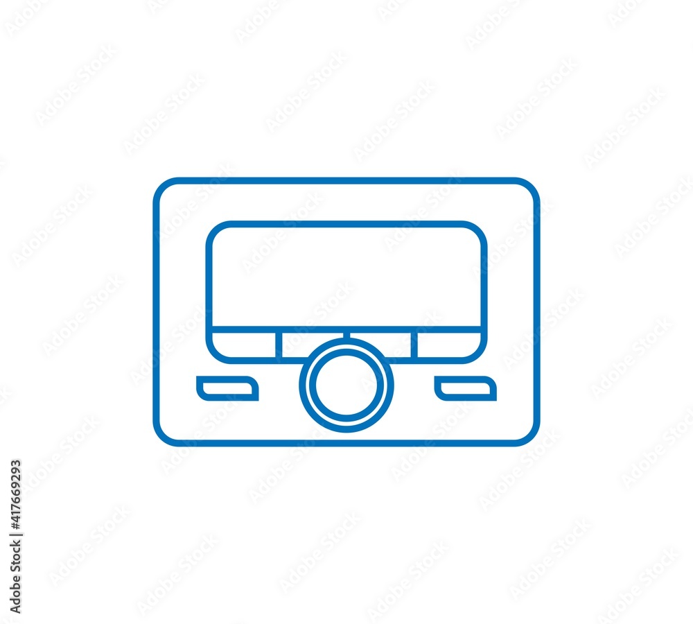 Car audio speaker icon. car audio speaker vector icons for web design ...