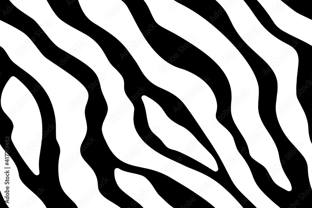 Full seamless wallpaper for zebra and tiger stripes animal skin pattern ...