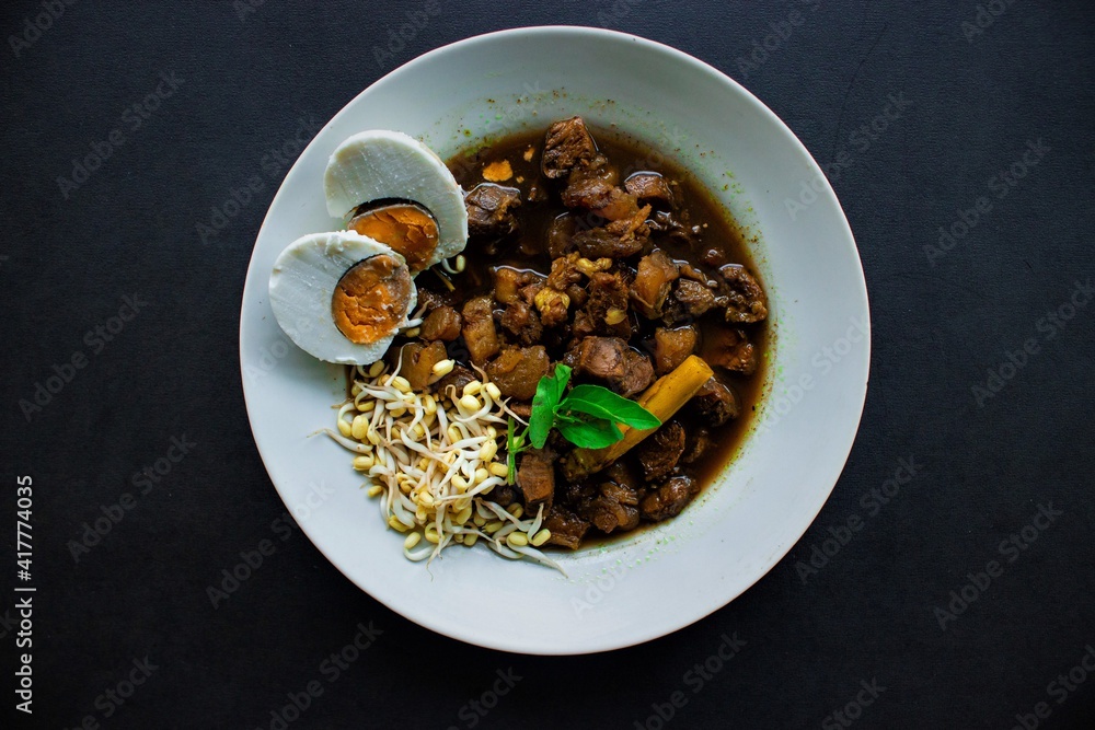 Rawon or Nasi Rawon or Rawon Rice is a strong rich tasting traditional ...