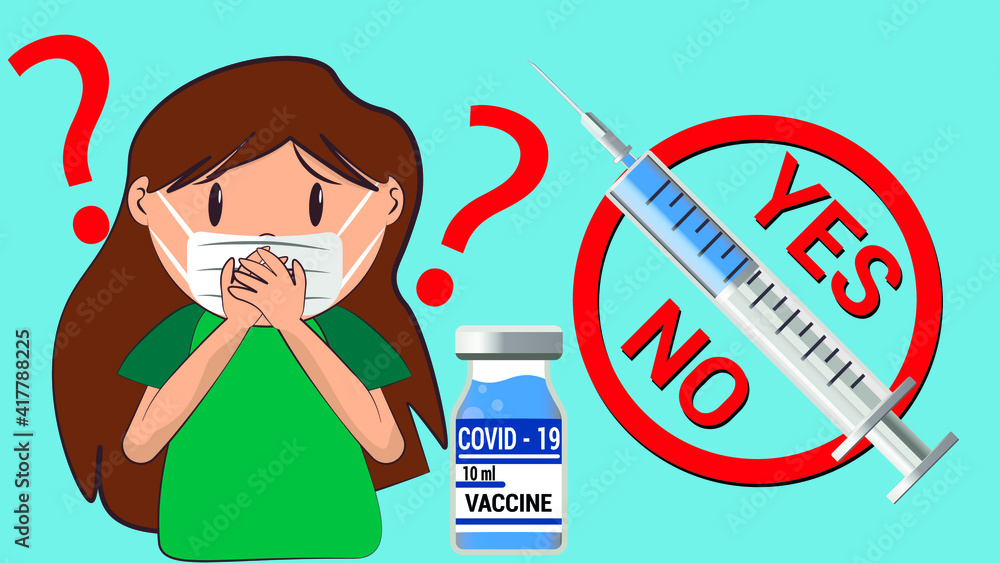Vaccine and immunization concept. Cartoon vector banner, poster with ...