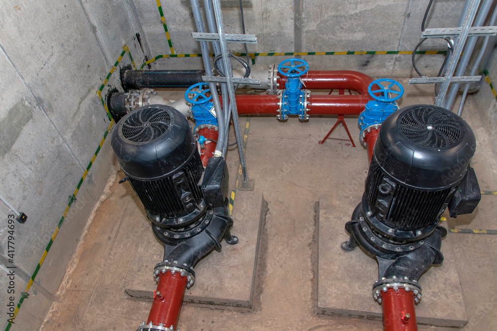 Pumps for transferring water from fire tanks to a fire extinguishing ...