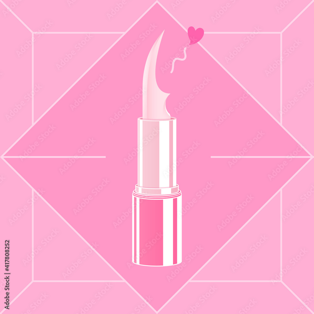 Secret knife in lipstick case. Self-defense weapon for women. Tiny lady ...