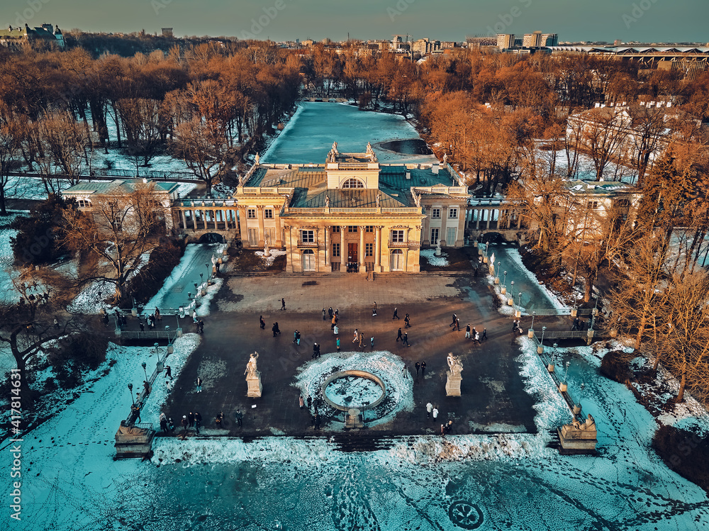 Fotografia do Stock: Beautiful panoramic aerial drone view of the ...