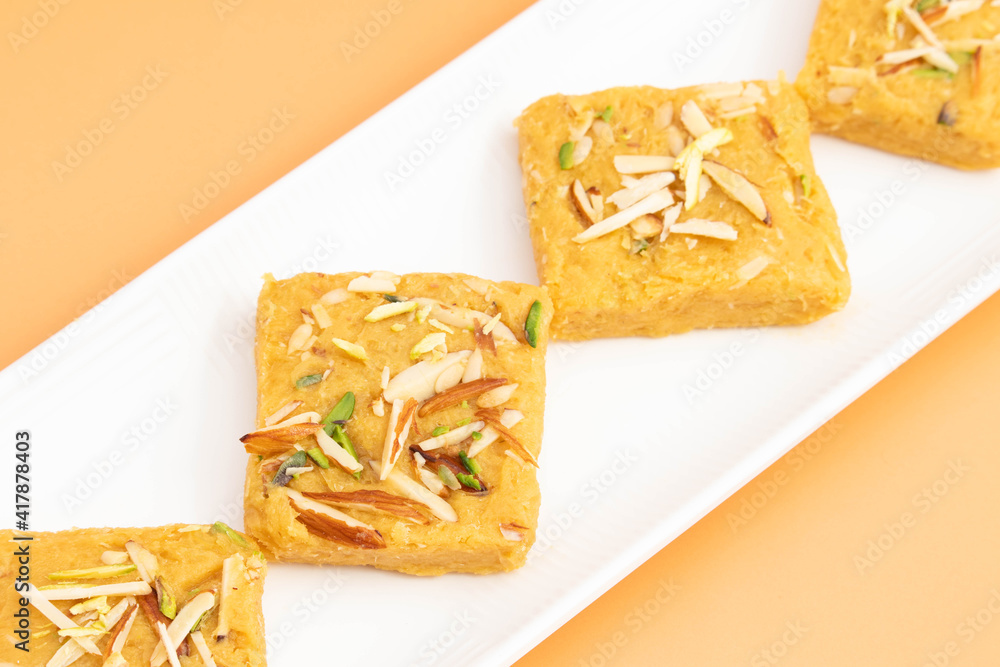 Indian Mithai Lachedar Patisa With Various Names Soan Papdi San Papdi ...