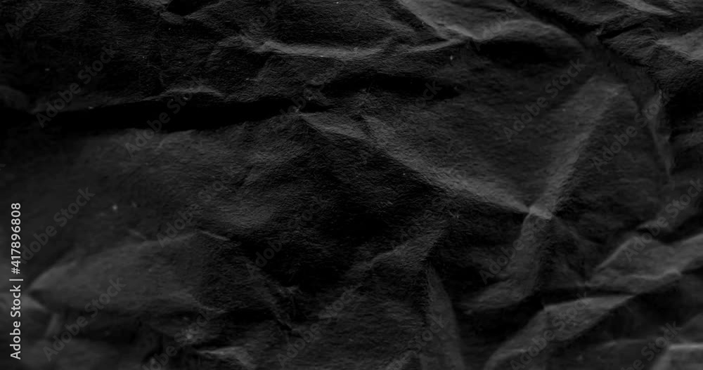 Black Animated Paper Texture. Abstract Background. Looped Video ...
