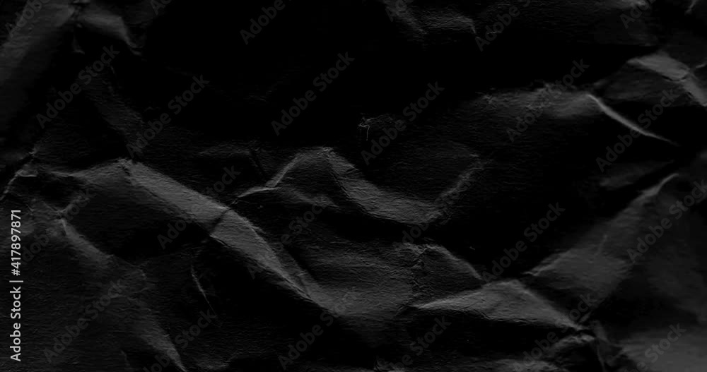 Black Animated Paper Texture. Abstract Background. Looped Video ...