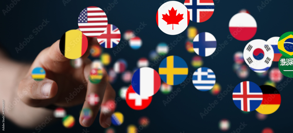 All official national flags of the world Stock Photo | Adobe Stock