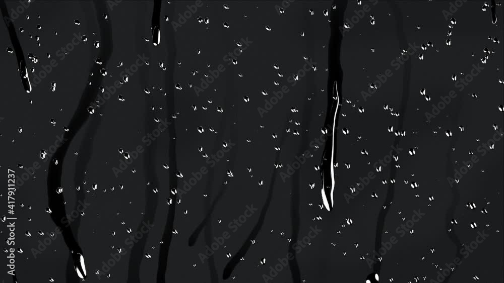 4k Rain Drops Falling down on transparent background Stock Video ...