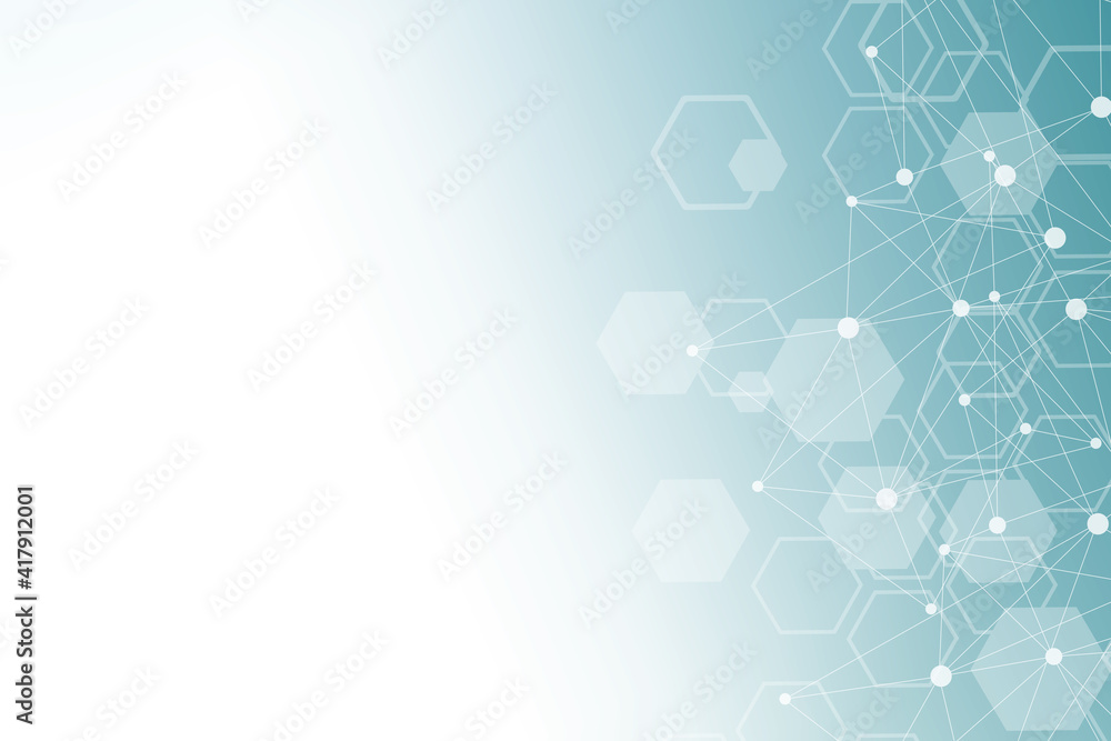 Technology Structure Molecular Connect Elements Connection With