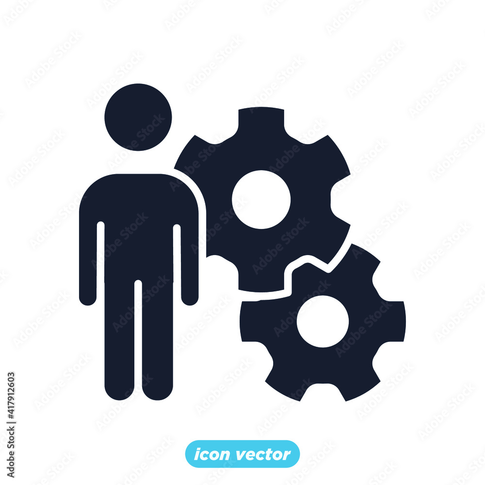 human production icon. Business and finance production symbol template ...