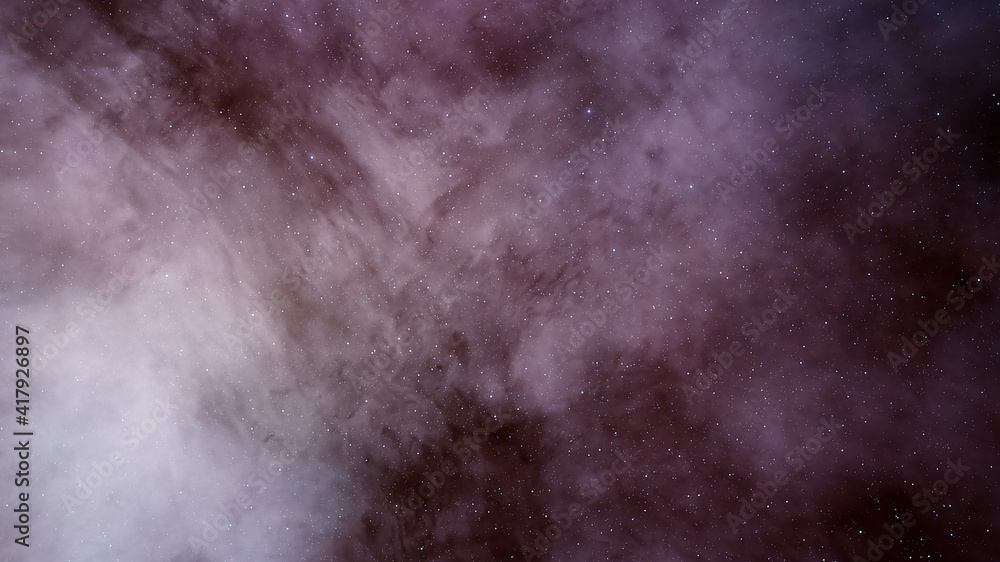 Stars in sky, starry night starlight shine of milky way, space cosmic ...