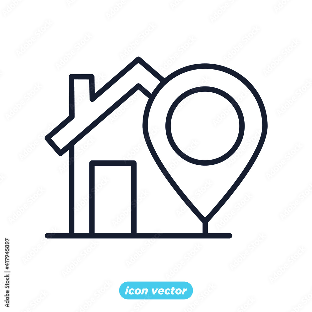 home point icon. Navigation. location. GPS elements pack symbol ...