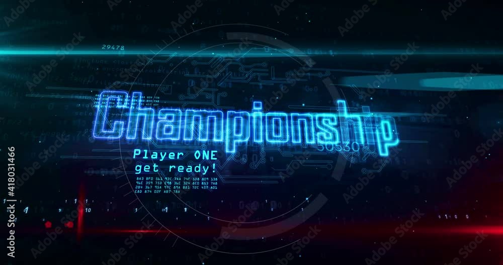 championship concept, cyber sport play, esport gaming tournament and ...