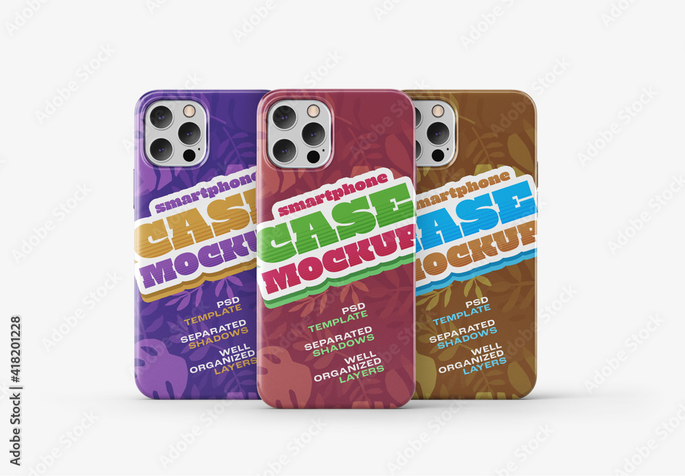 Mobile Phone Case Mockup Stock Template | Adobe Stock