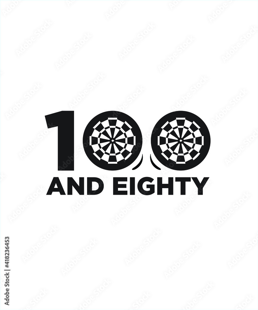 Darts game graphic design custom typography vector for t-shirt, banner ...