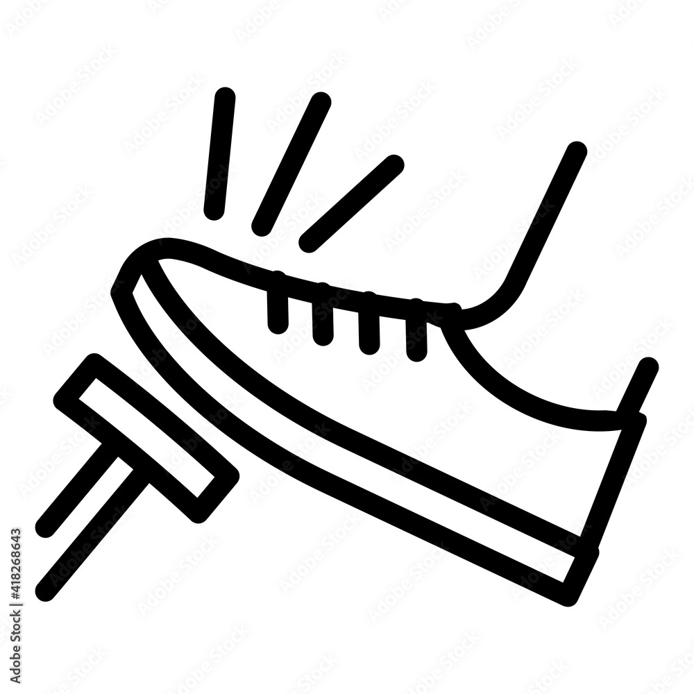 ngi1130 NewGraphicIcon ngi - german symbol - Auf die Bremse treten . Hier stoppen - english ...