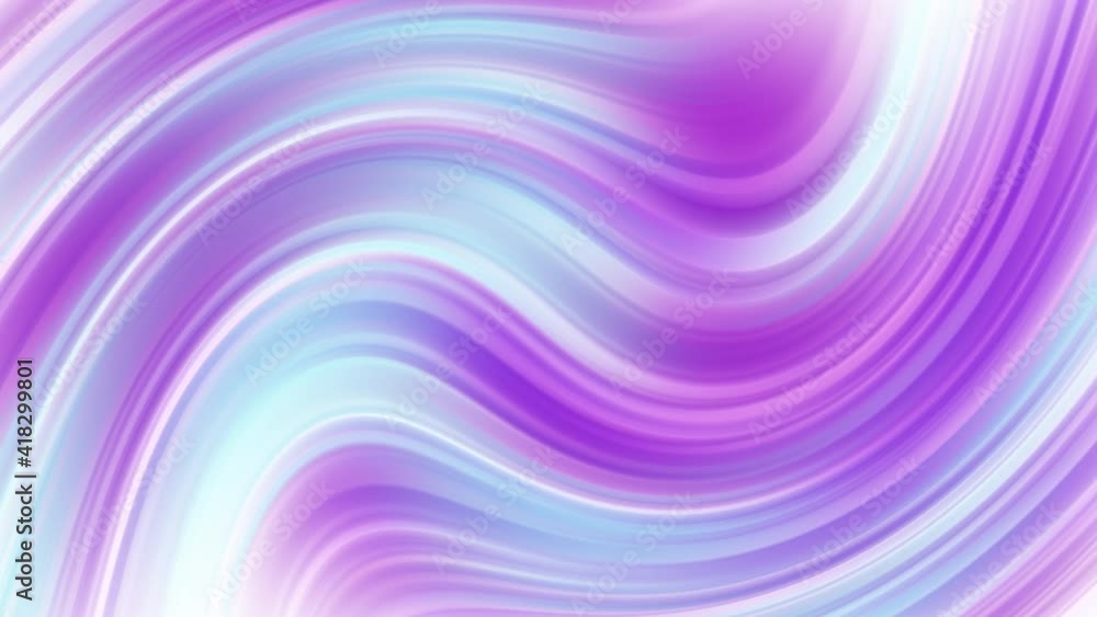 Abstract holo loop video. 3D holographic gradient liquid waves created ...