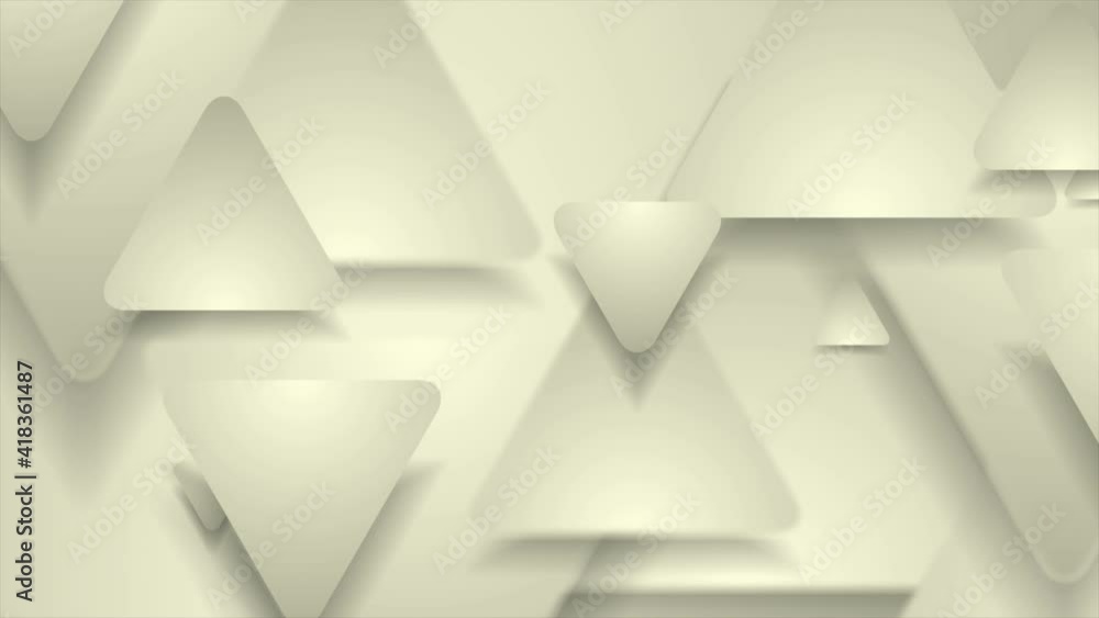 Hi-tech geometric motion design with paper triangles. Abstract ...