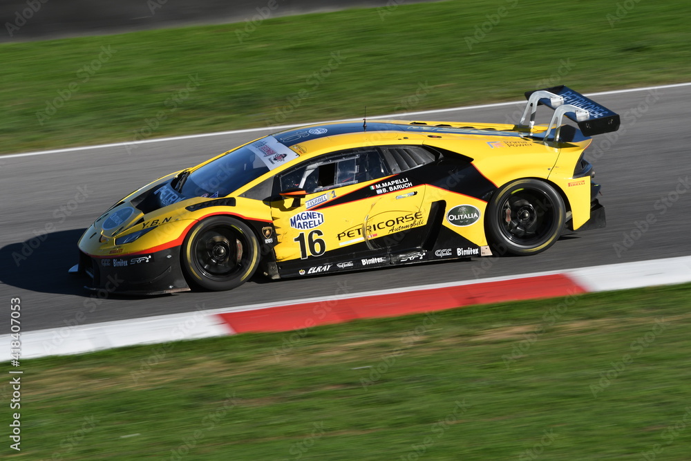 Italy, 7 October, 2017: Lamborghini Huracan of Petri Corse Motorsport ...