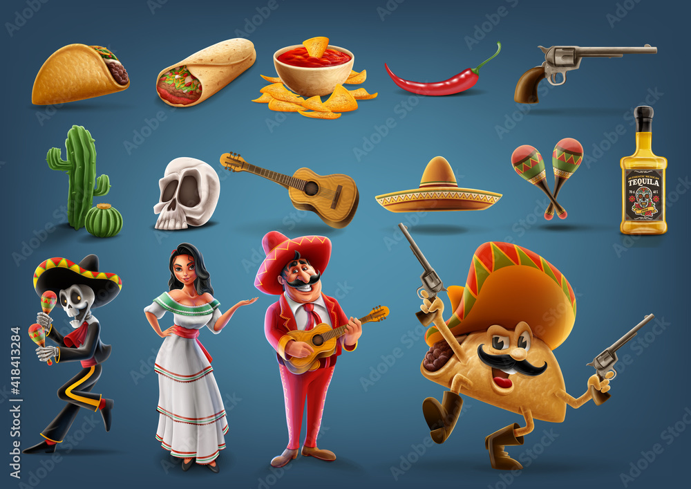 Mexican Cartoon Character