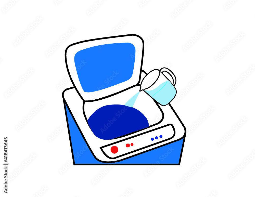 top load washing machine Stock Vector | Adobe Stock