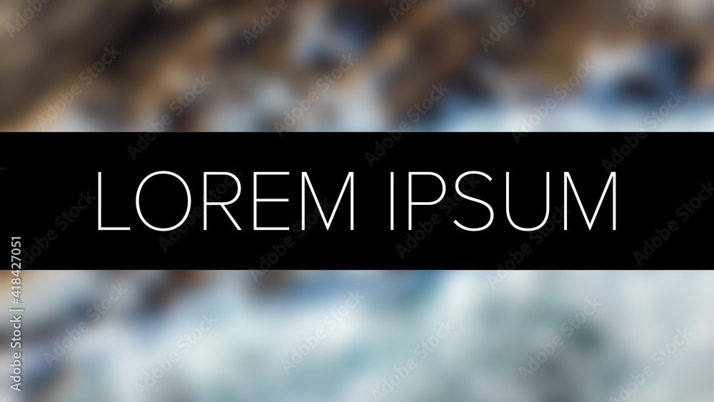 Vertical Displacing Modern Title Stock Template | Adobe Stock