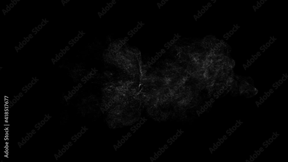 Low density smoke spreading concentrically outwards, Gunshot smoke ...