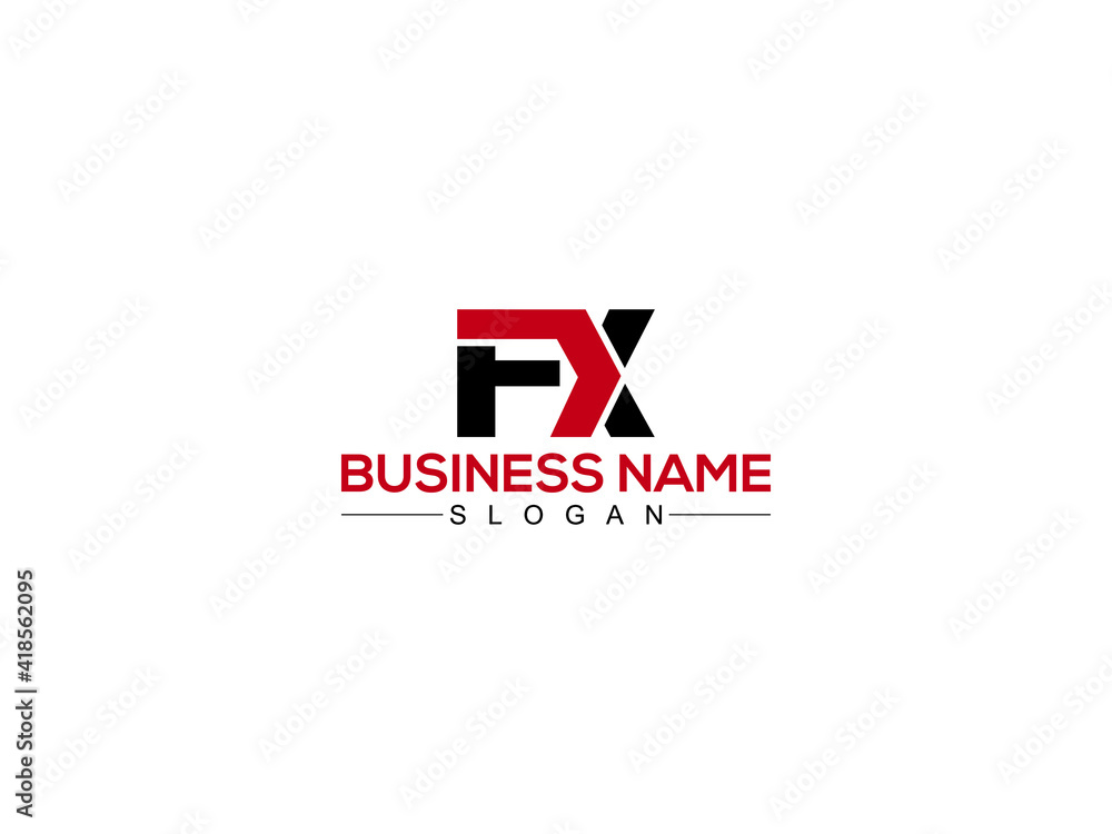 FX Letter and templates design For Your Business Stock Vector | Adobe Stock