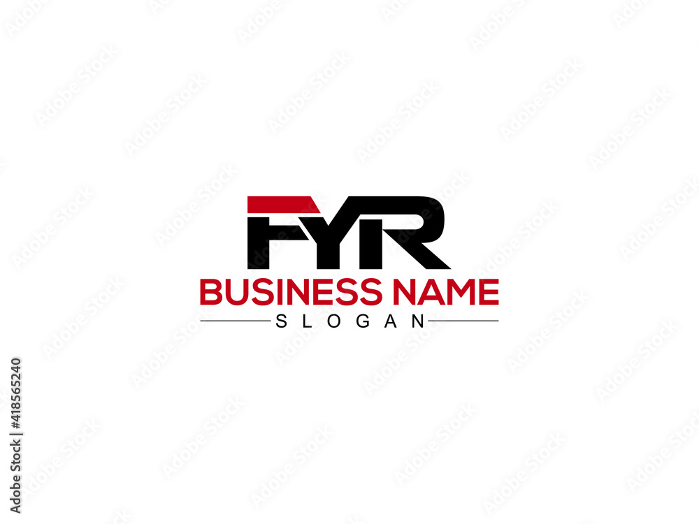 FYR Letter and templates design For Your Business Stock Vector | Adobe ...
