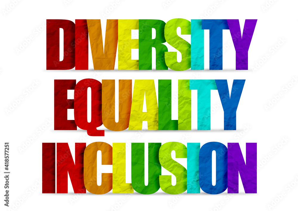 Diversity Equality Inclusion - message illustration Stock Illustration ... Diversity Equality Inclusion - message illustration Stock Illustration ...