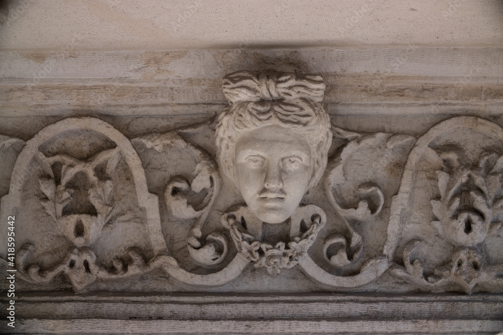 On the streets in Istanbul, public places. Elements of architectural ...