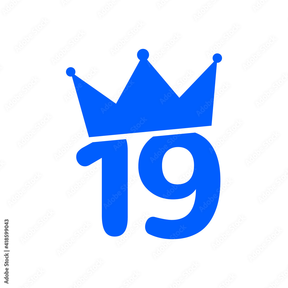 Sweet 19 years celebration background. 19th anniversary birthday party ...