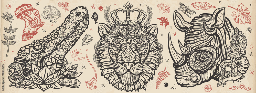 Traditional Lion Flash