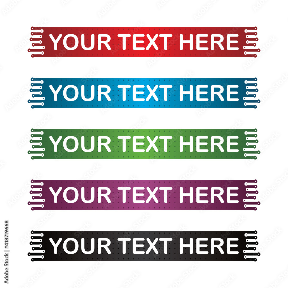 banner set, text box, title box, speech text, speech title, frame text ...