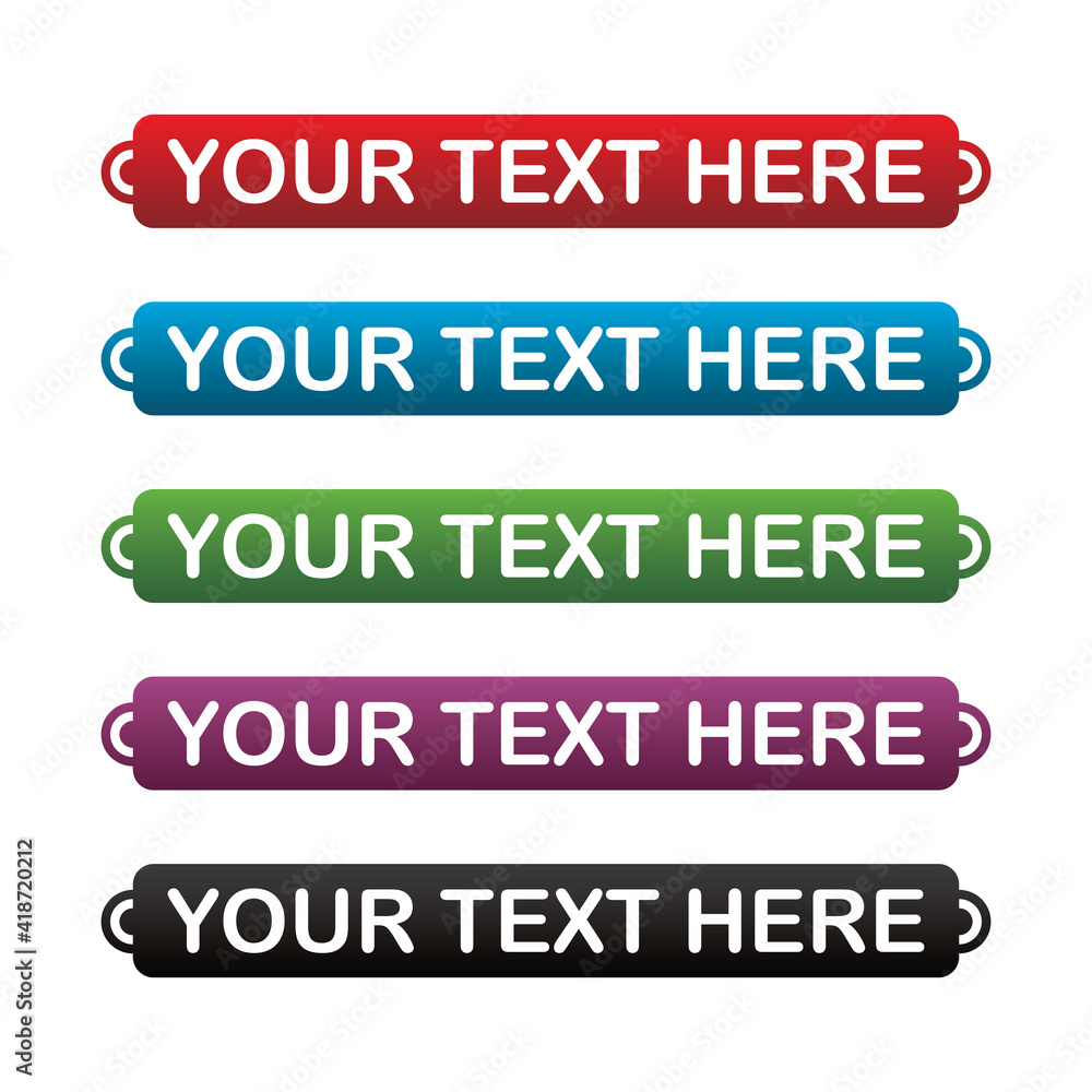 banner set, text box, title box, speech text, speech title, frame text ...